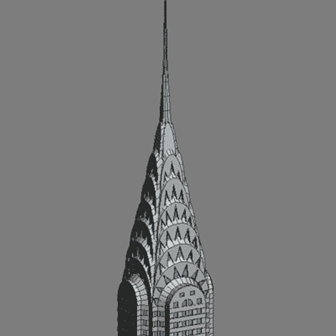 3d Chrysler Building Model
