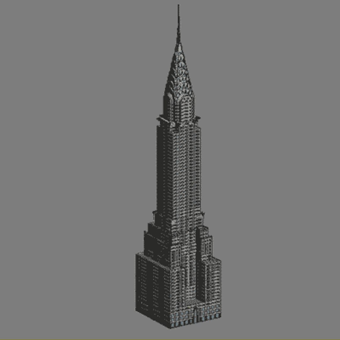 3d Chrysler Building Model