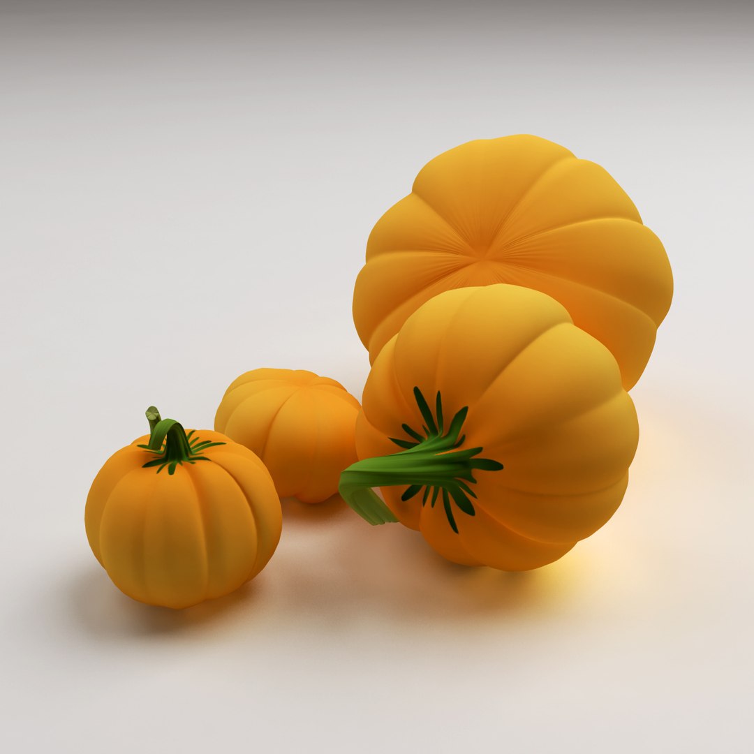 Maya Cartoony Pumpkins