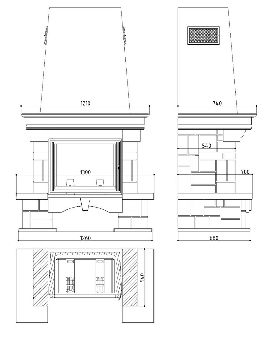 3d Fireplace 32 Model