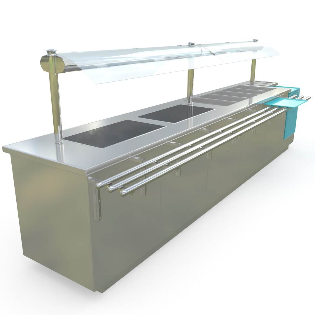 3d Food Servery Model