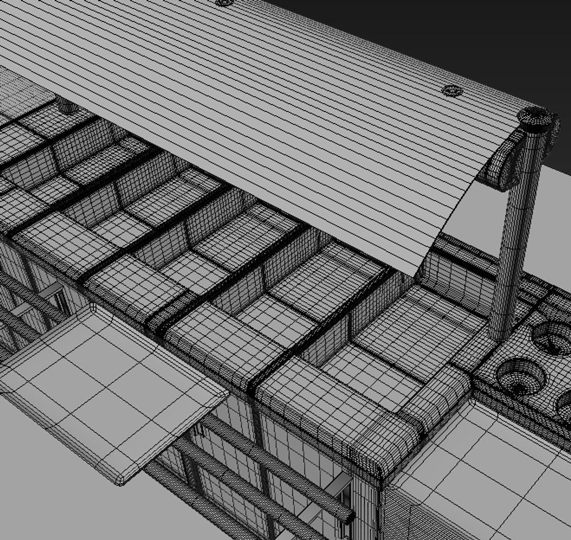 3d Food Servery Model