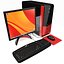 3d Model Personal Computer Desktop Keyboard