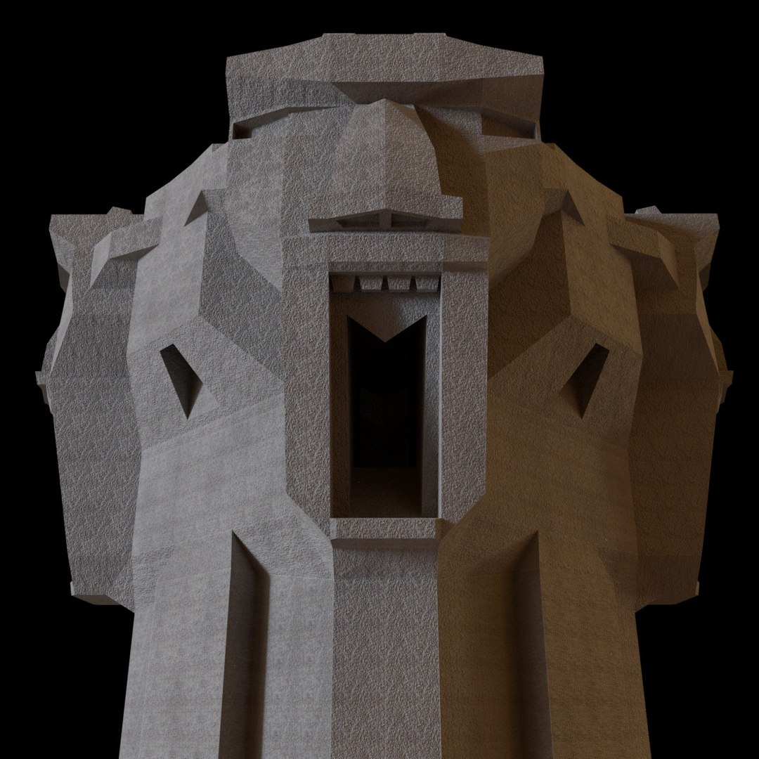 Scream Tower 3D Model - TurboSquid 1178010