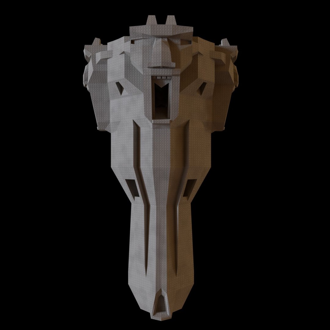 Scream Tower 3D Model - TurboSquid 1178010