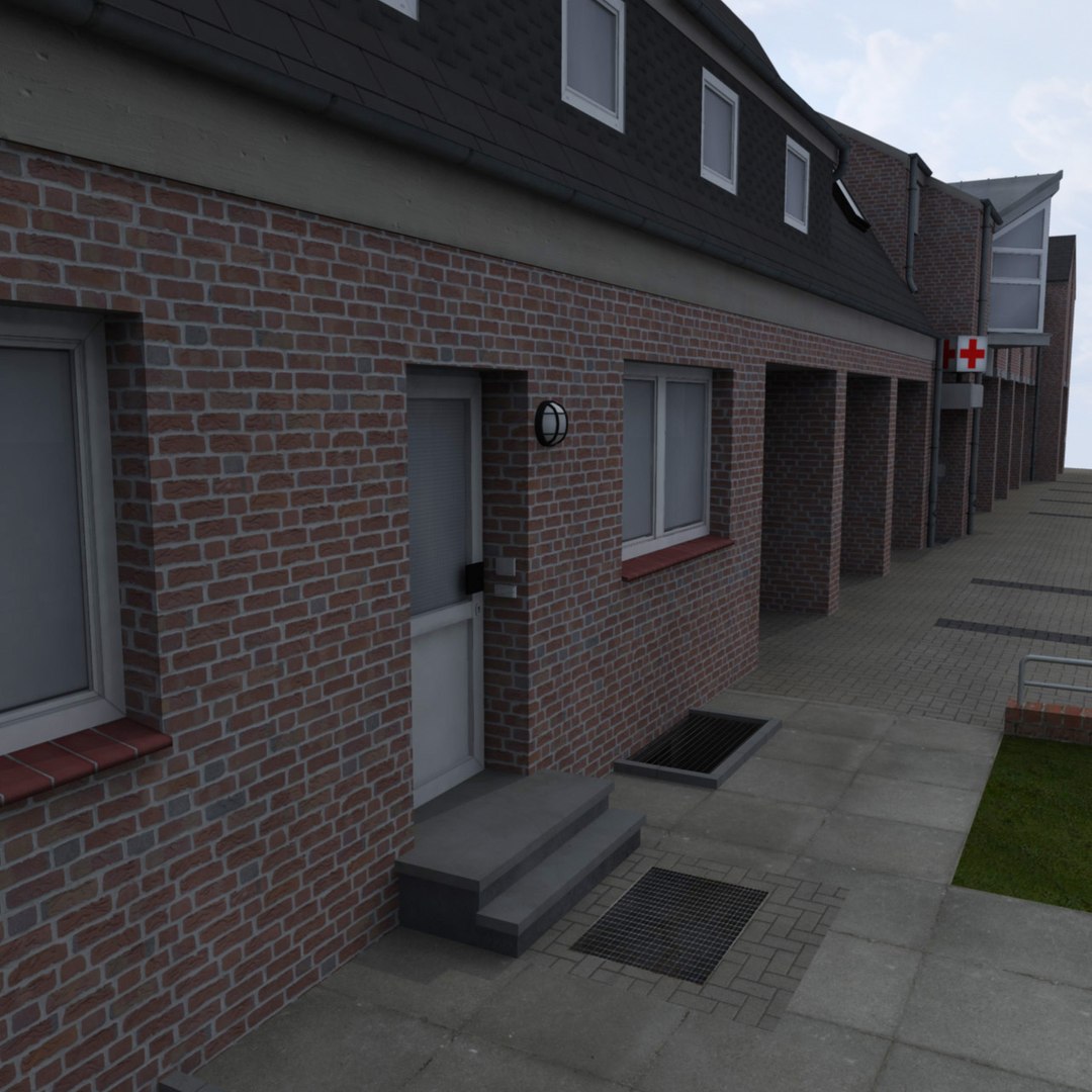 Rescue Station 3d C4d