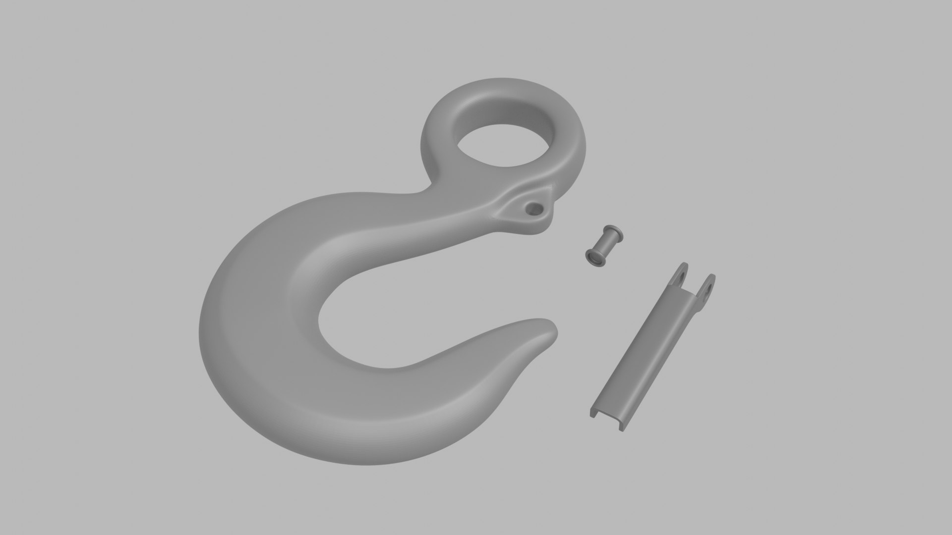 3D Model Hook Forged - TurboSquid 1494344