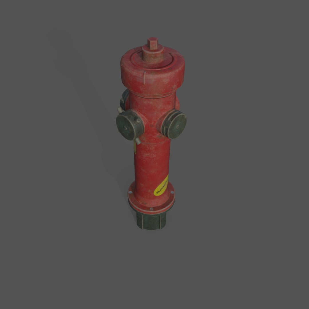 Hydrant Pbr Unity 3D Model - TurboSquid 1341991