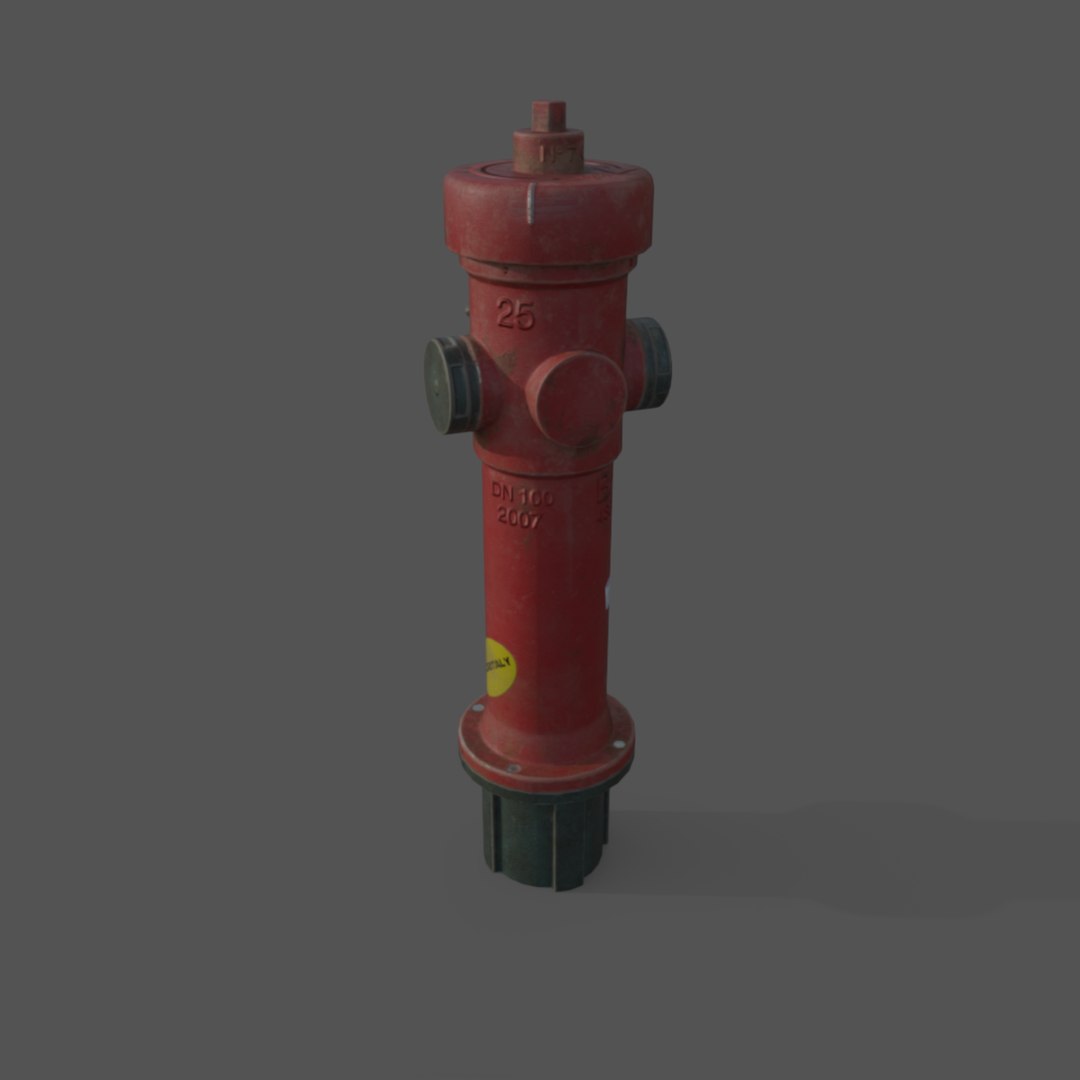 Hydrant Pbr Unity 3D Model - TurboSquid 1341991