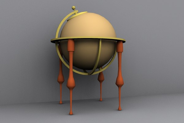 globe 3d lwo