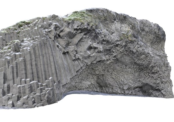3D model iceland basalt pack cliff - TurboSquid 1607676