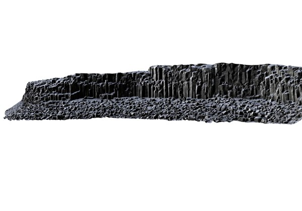 3D model iceland basalt pack cliff - TurboSquid 1607676