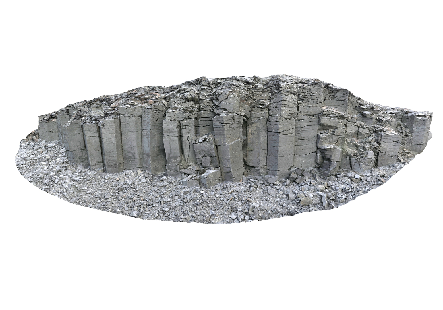 3D model iceland basalt pack cliff - TurboSquid 1607676