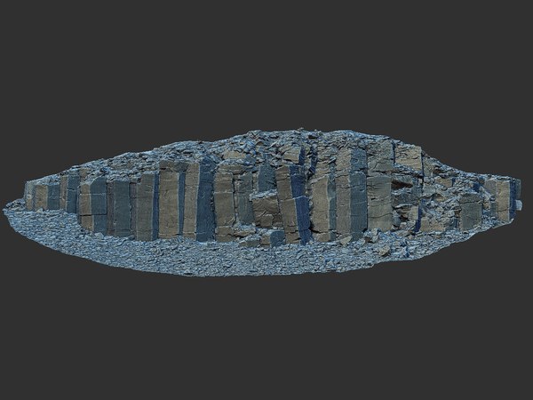 3D model iceland basalt pack cliff - TurboSquid 1607676