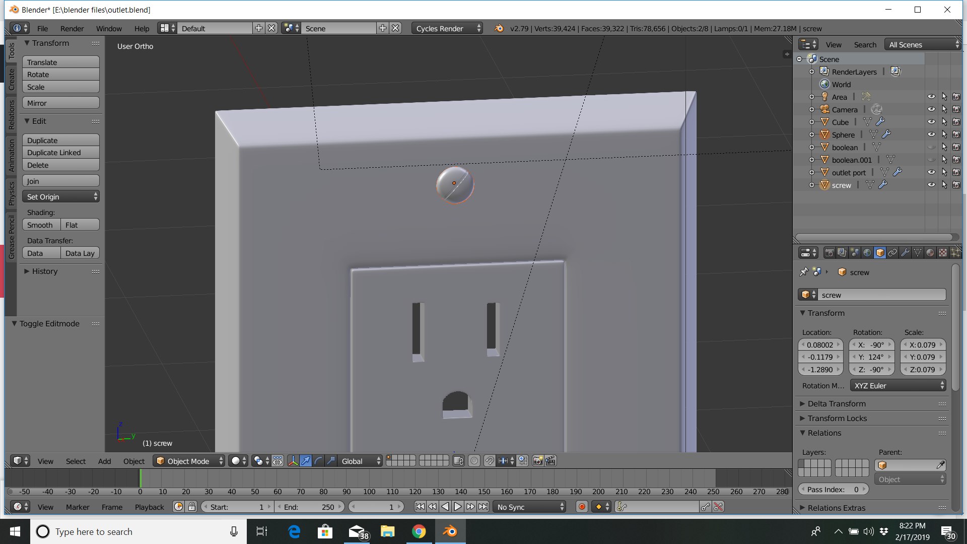 3D Electrical Outlet Model - TurboSquid 1379129