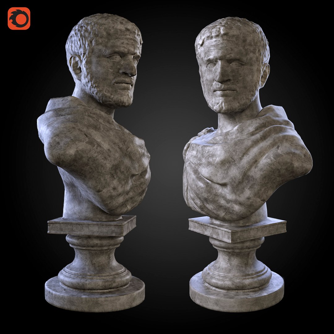 Bust Roman Emperor 3D Model - TurboSquid 1392077