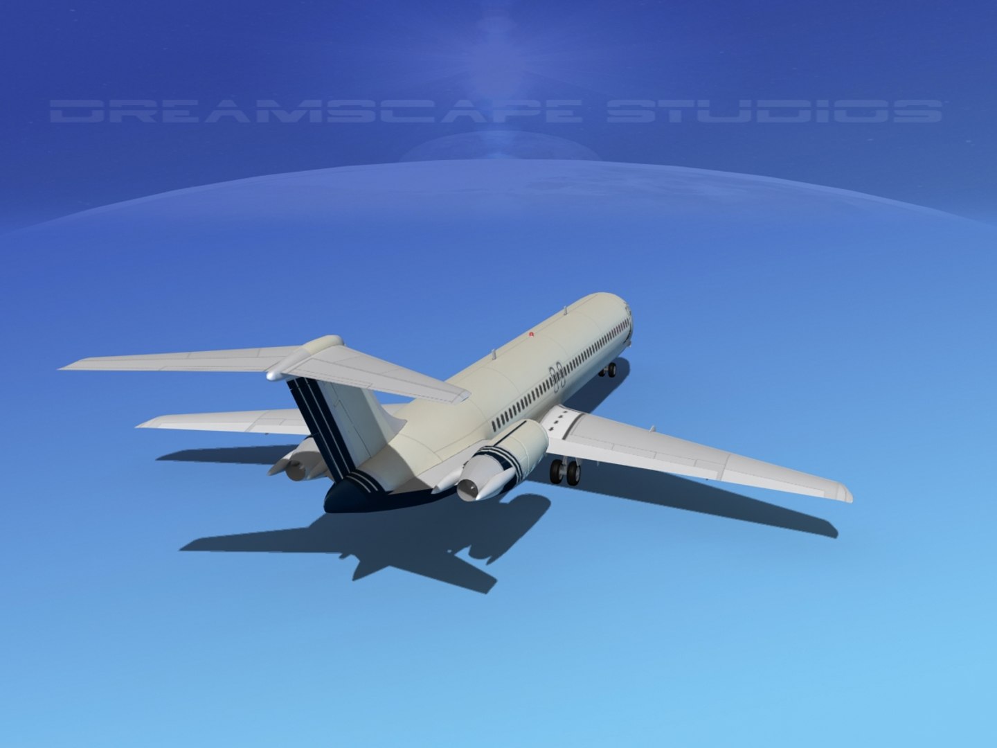 Dxf Turbines Dc-9-50 Douglas Dc-9 Aircraft