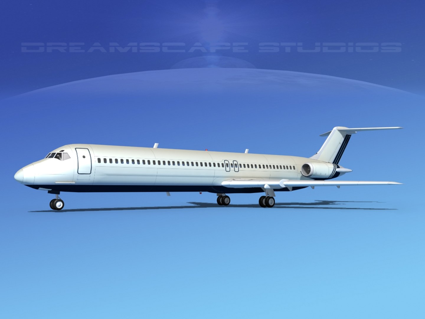 Dxf Turbines Dc-9-50 Douglas Dc-9 Aircraft