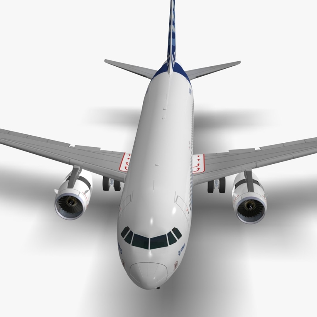3d Dxf Airbus A320-232 House Livery