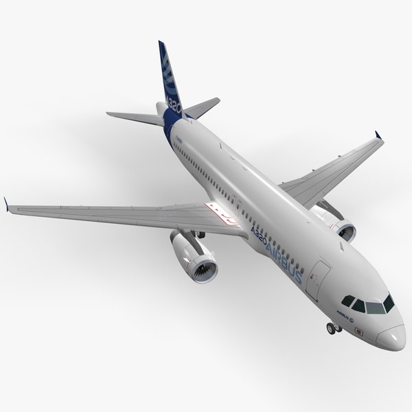 3d dxf airbus a320-232 house livery