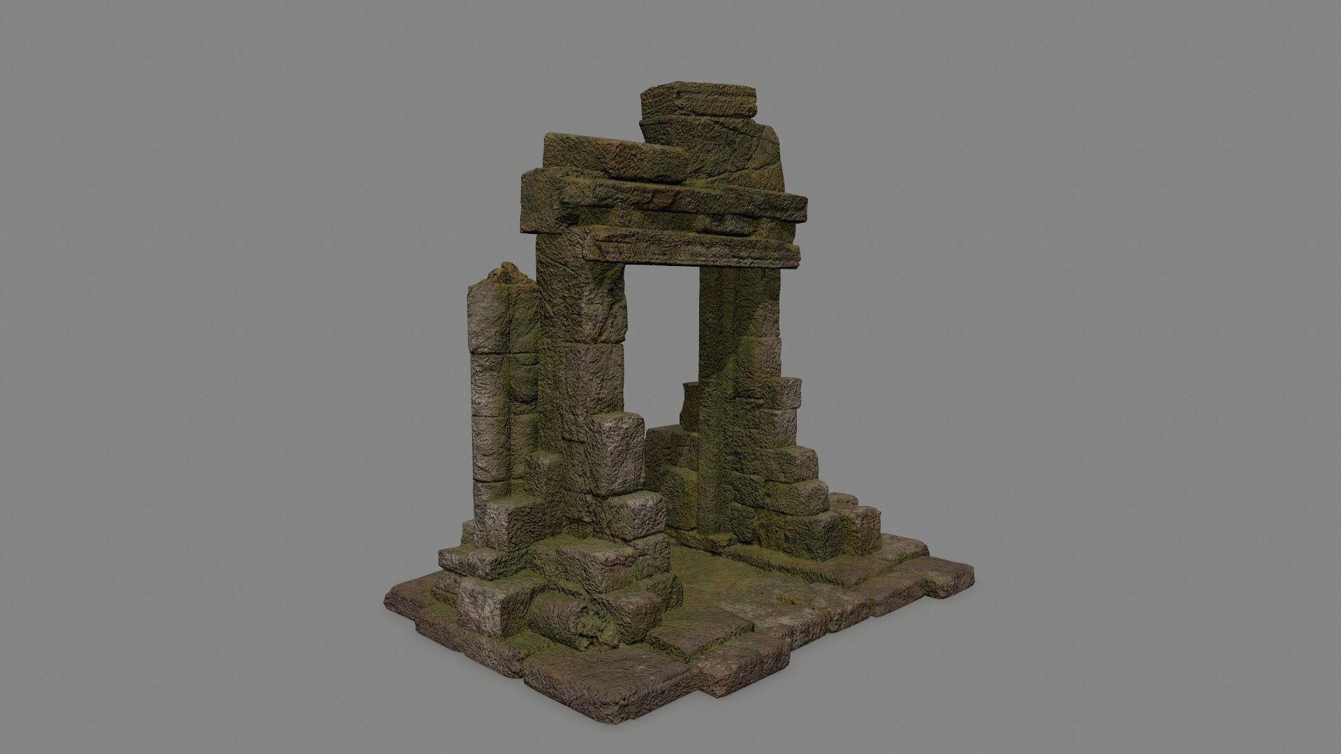 Rock Gate 3D - TurboSquid 2154268