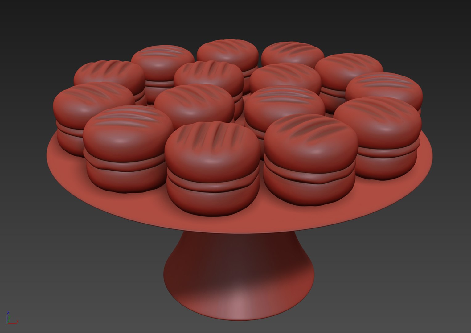 3D Yo Yo Biscuits - TurboSquid 1911308
