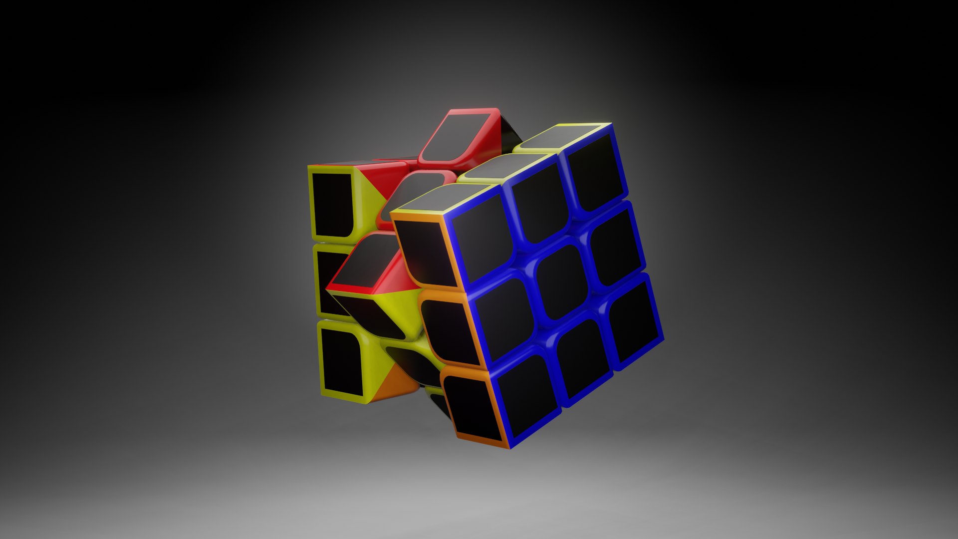 Rubik Cubes - 3 By 3 Collection 3D Model - TurboSquid 2100081