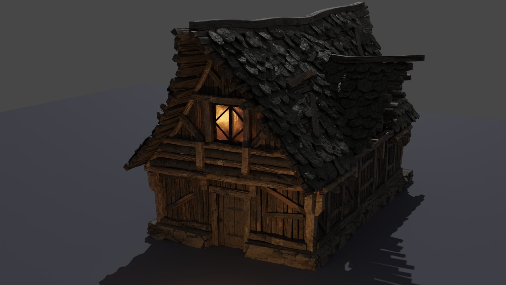 Medieval Wooden House 3D Model 3D Model - TurboSquid 2289325