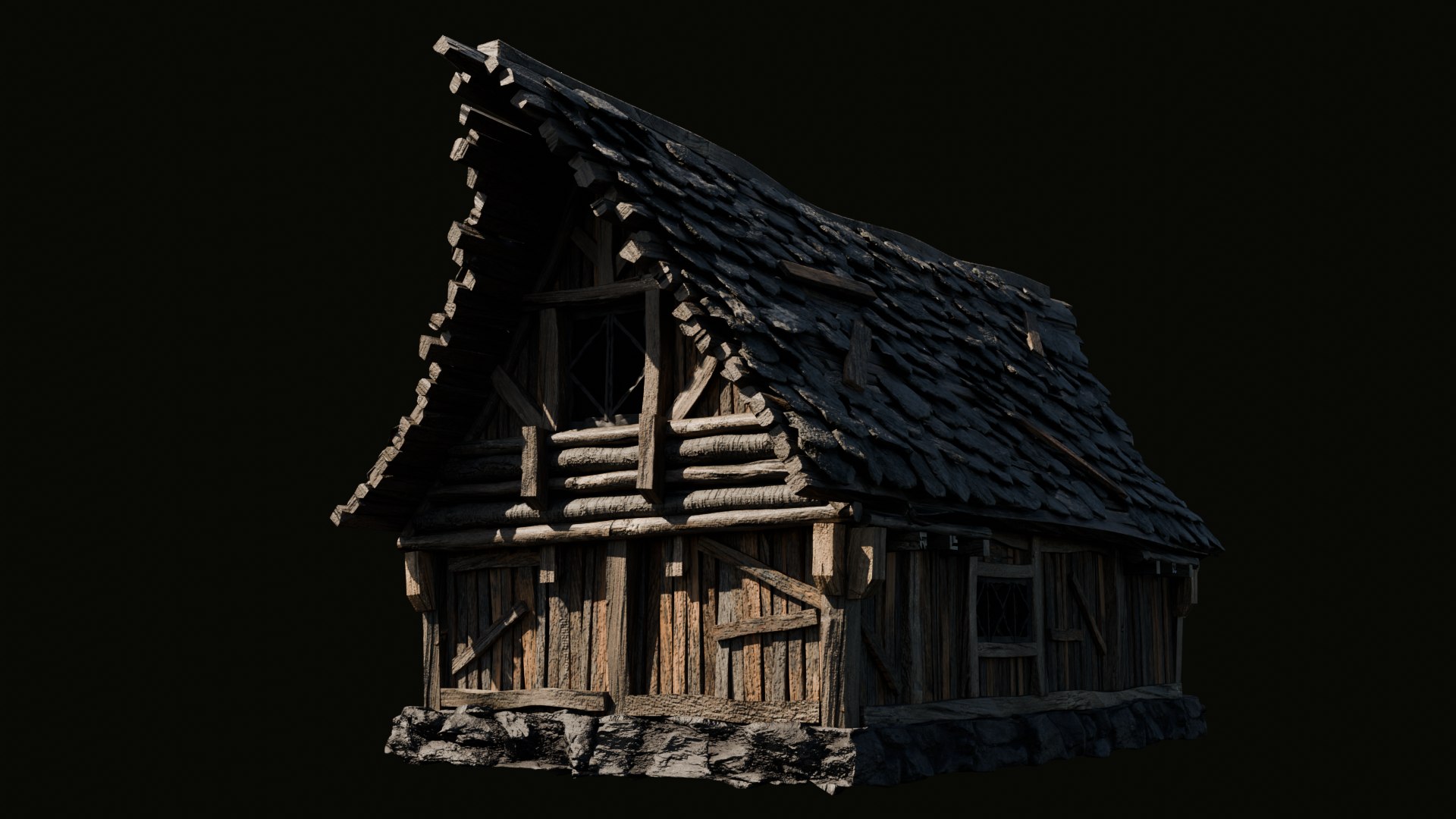 Medieval Wooden House 3D Model 3D Model - TurboSquid 2289325