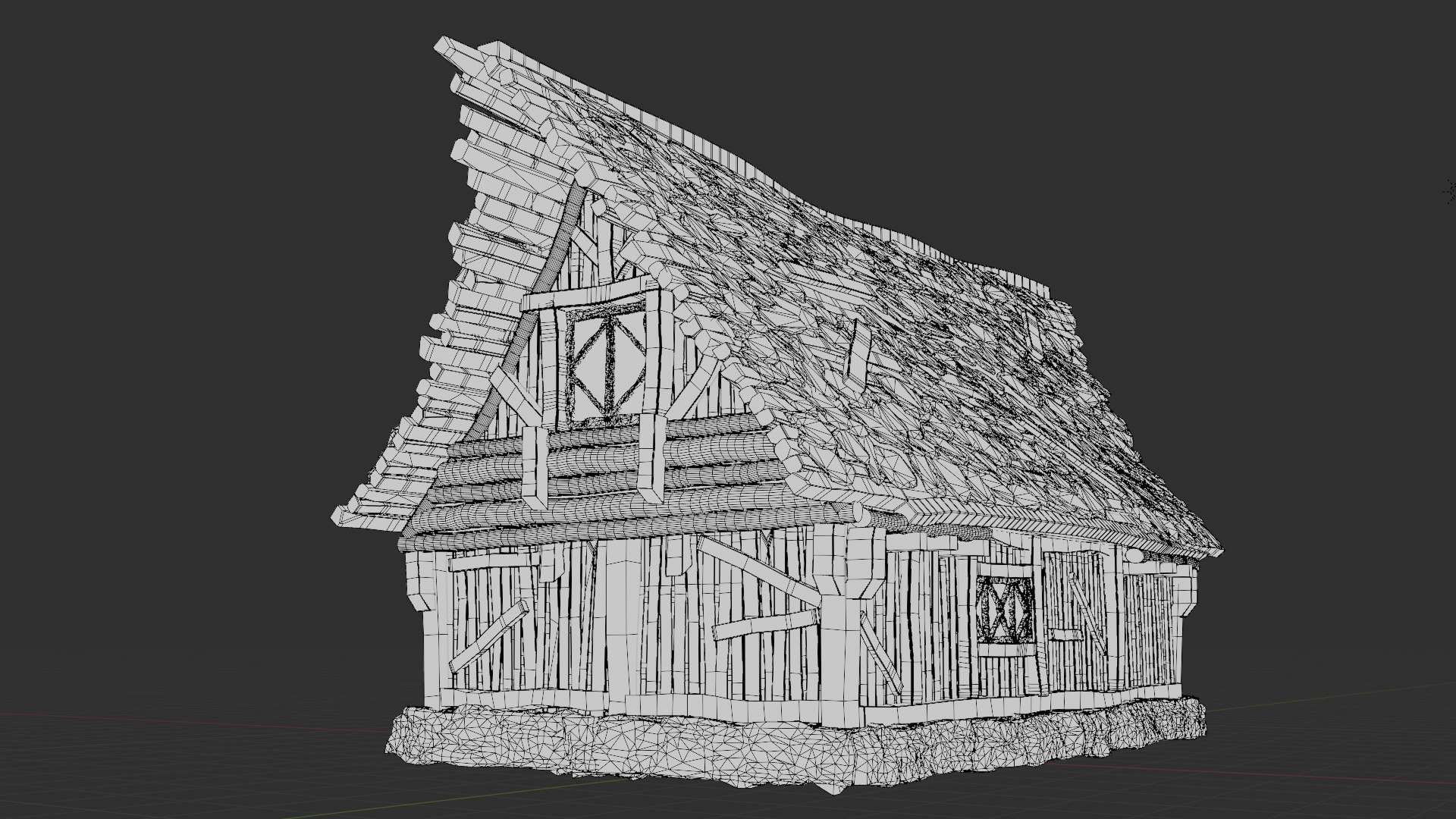 Medieval Wooden House 3D Model 3D Model - TurboSquid 2289325