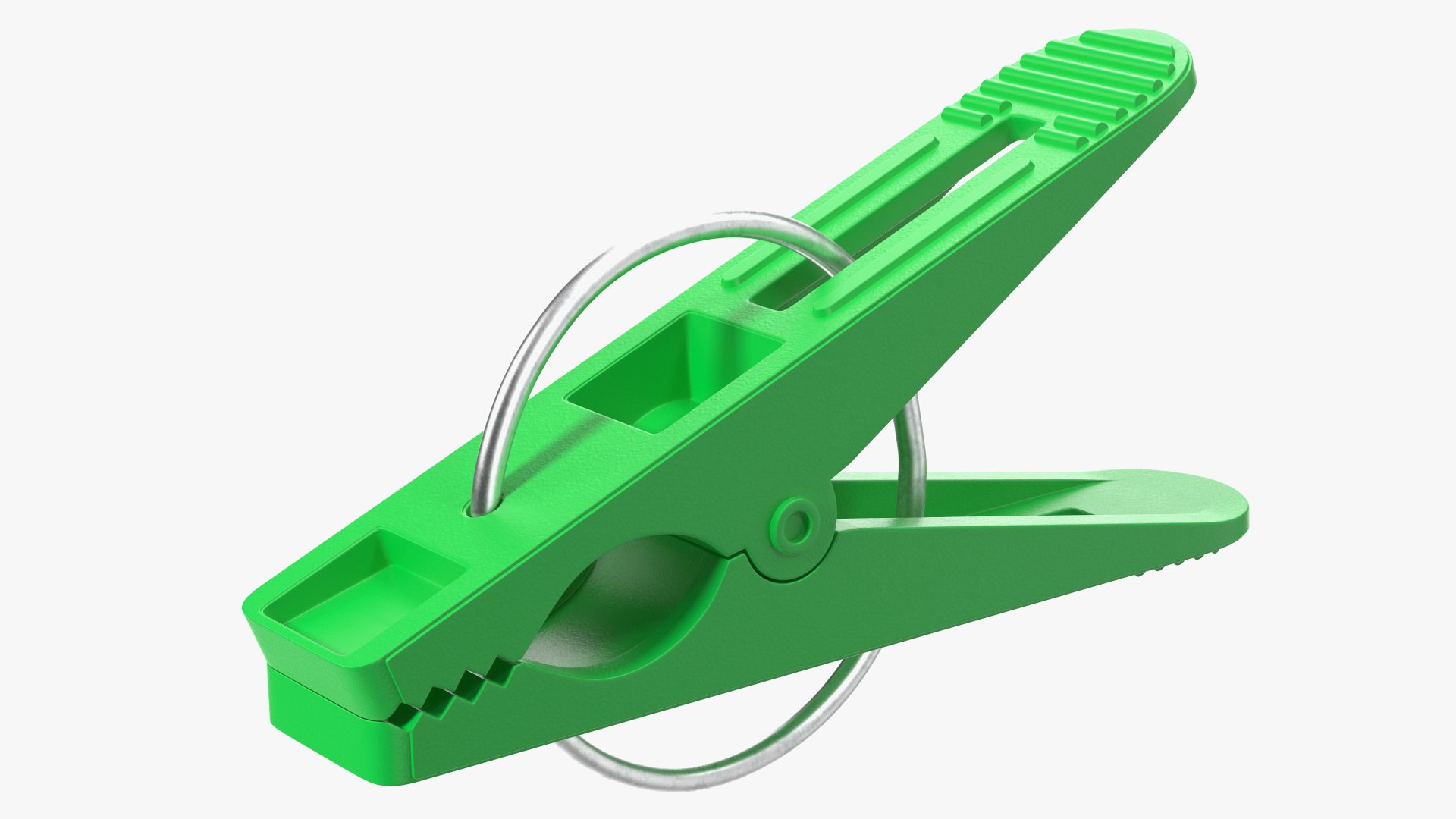 3D Plastic Clothespin Green - TurboSquid 1922211