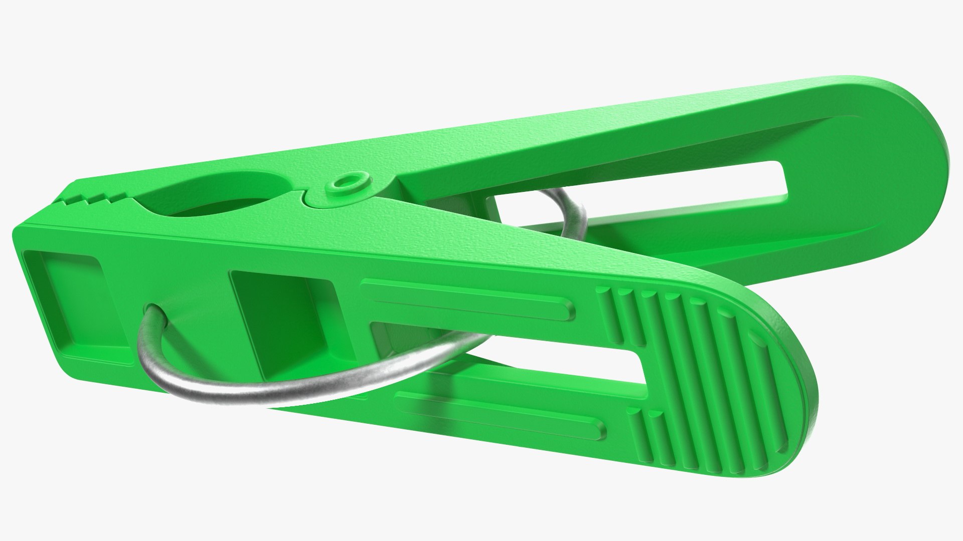 3D Plastic Clothespin Green - TurboSquid 1922211