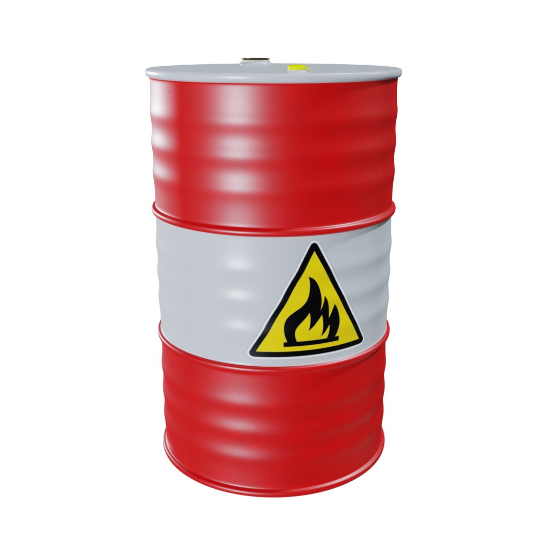 3D model fuel barrel contains - TurboSquid 1439061