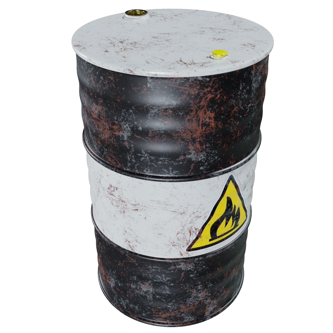 3D model fuel barrel contains - TurboSquid 1439061