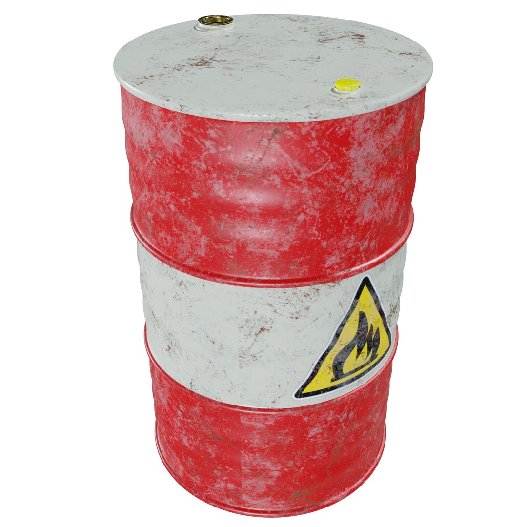 3D model fuel barrel contains - TurboSquid 1439061