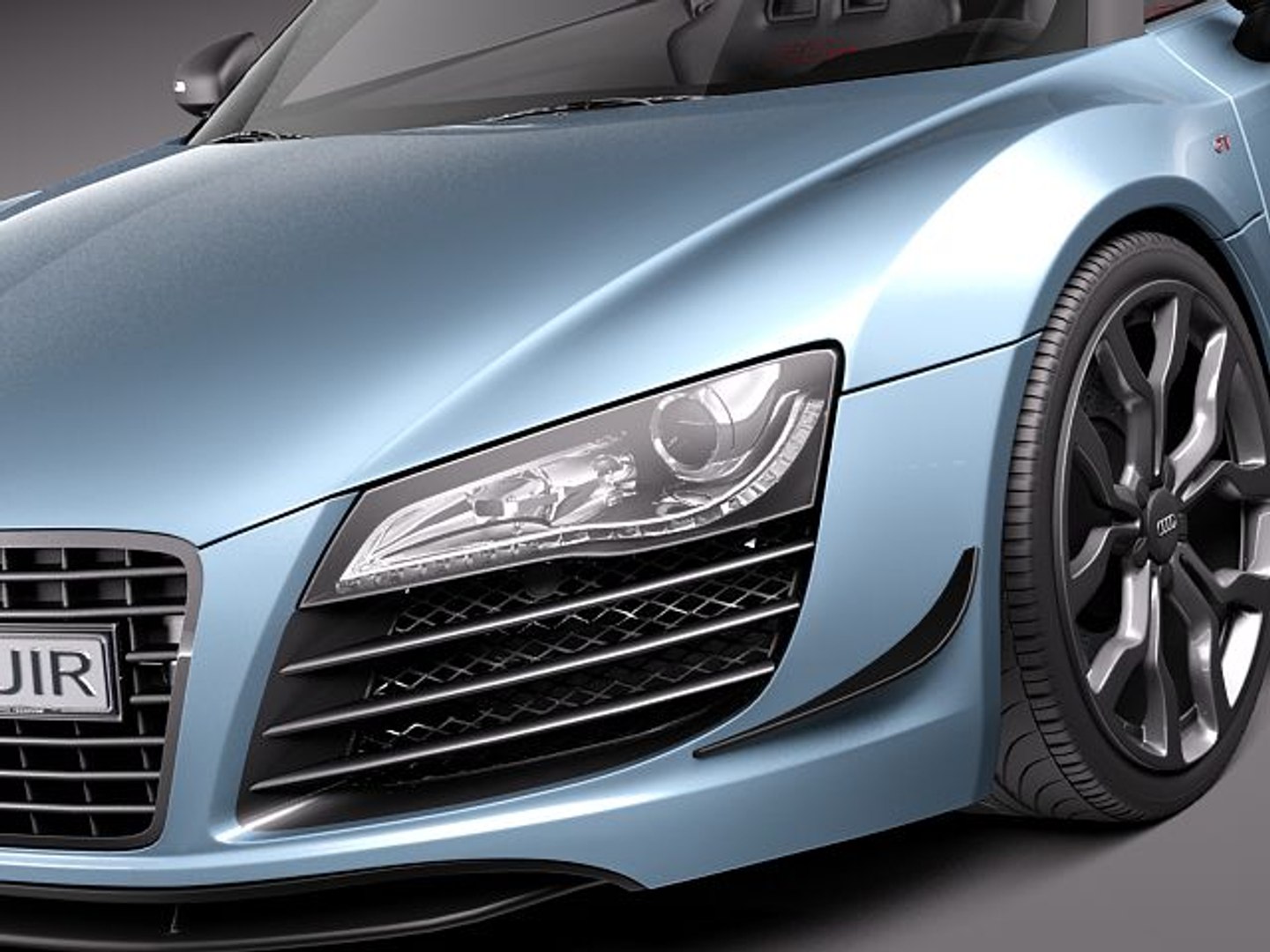 3d model audi r8 gt spyder