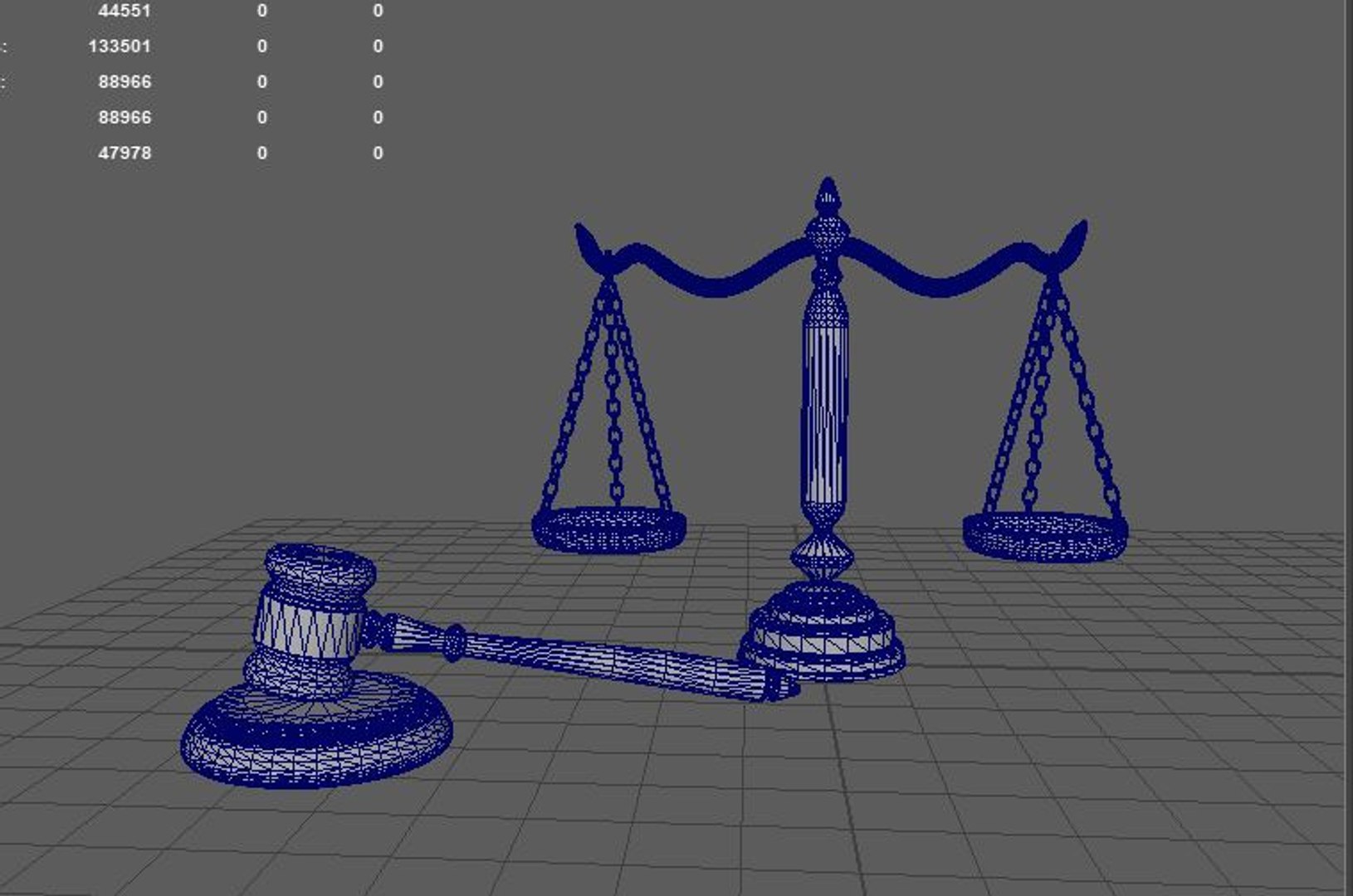 Justice Scale 3D Model 3D - TurboSquid 2342796