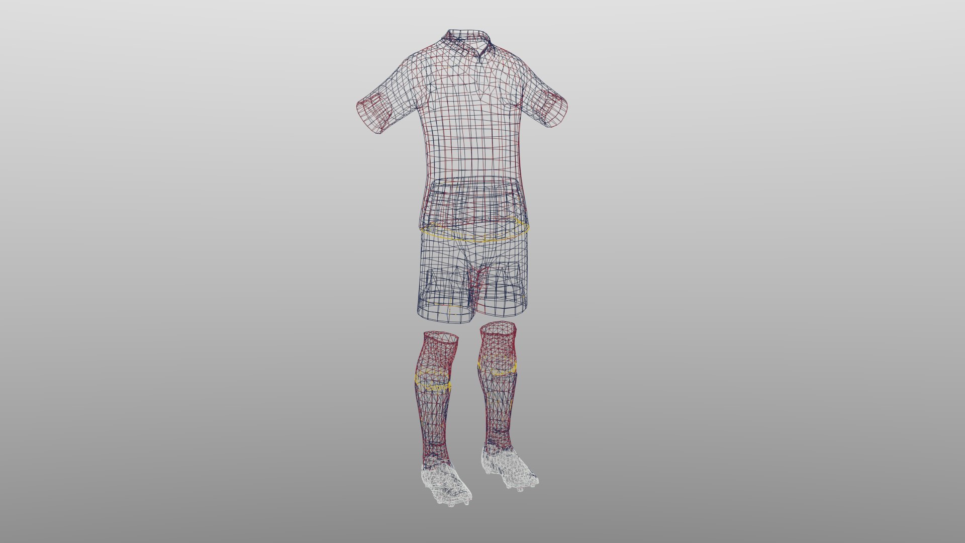 3d soccer kit clothes barcelona