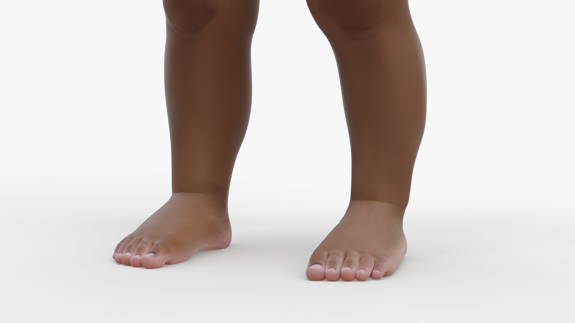 Black Baby Boy Light Skin Wearing Diaper A-Pose Model - TurboSquid 2315056