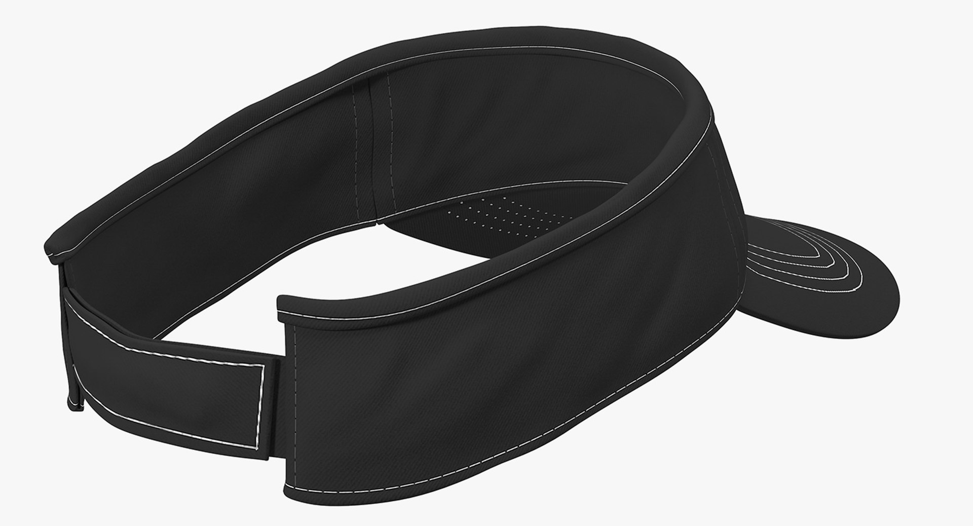 3D Adjustable Sun Visor Cap Model - TurboSquid 1385670