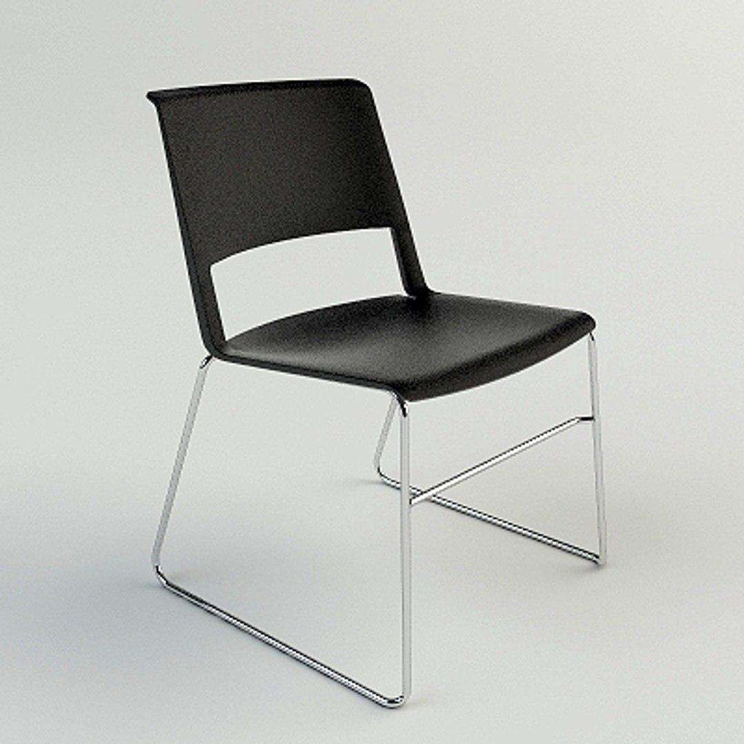 3d model chair - materials