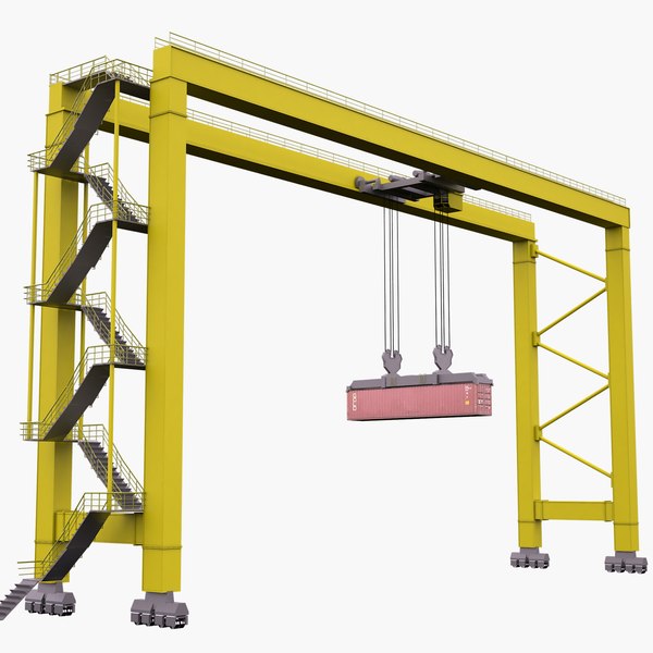 3D rtg crane model - TurboSquid 1570653