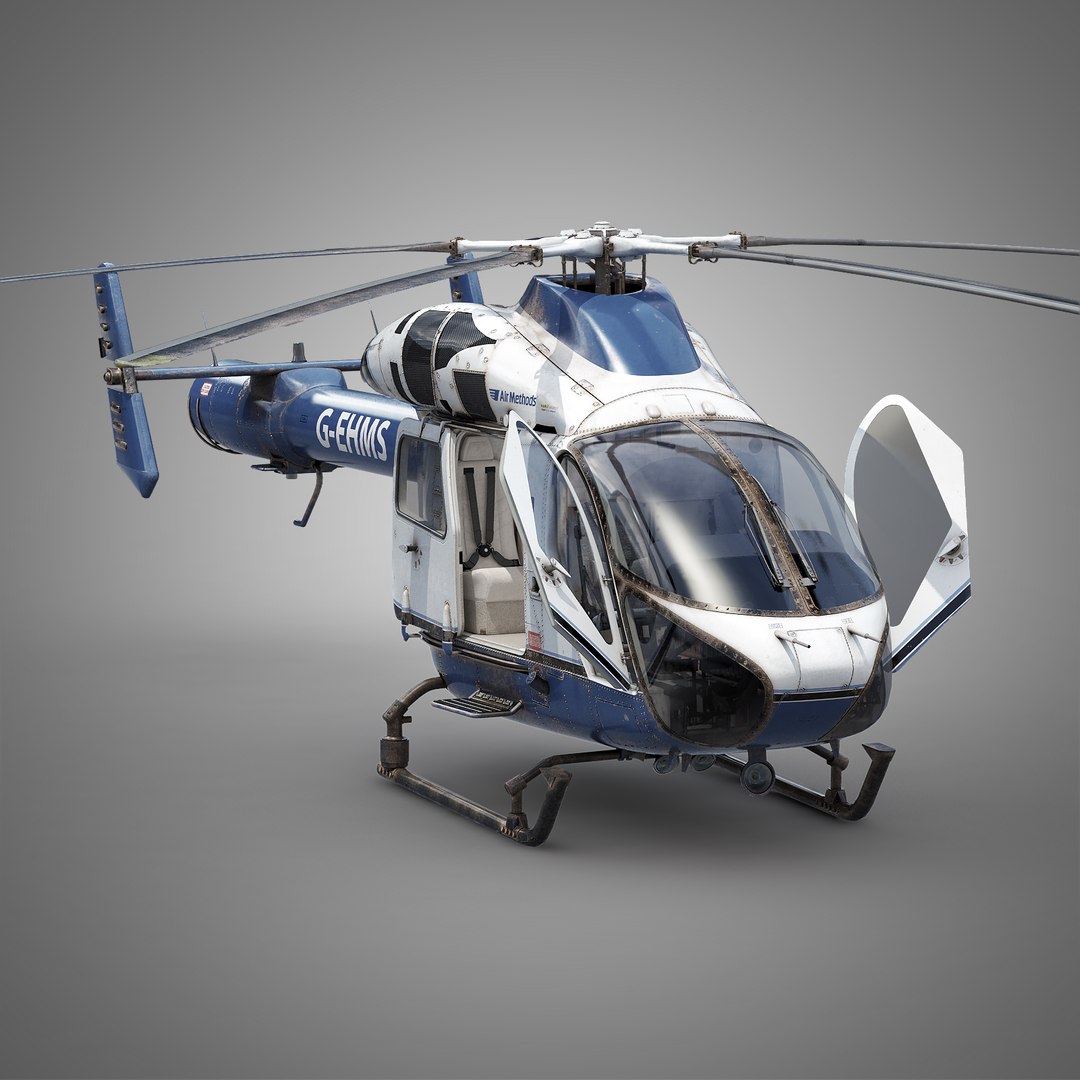 mcdonnell douglas md902 3d max