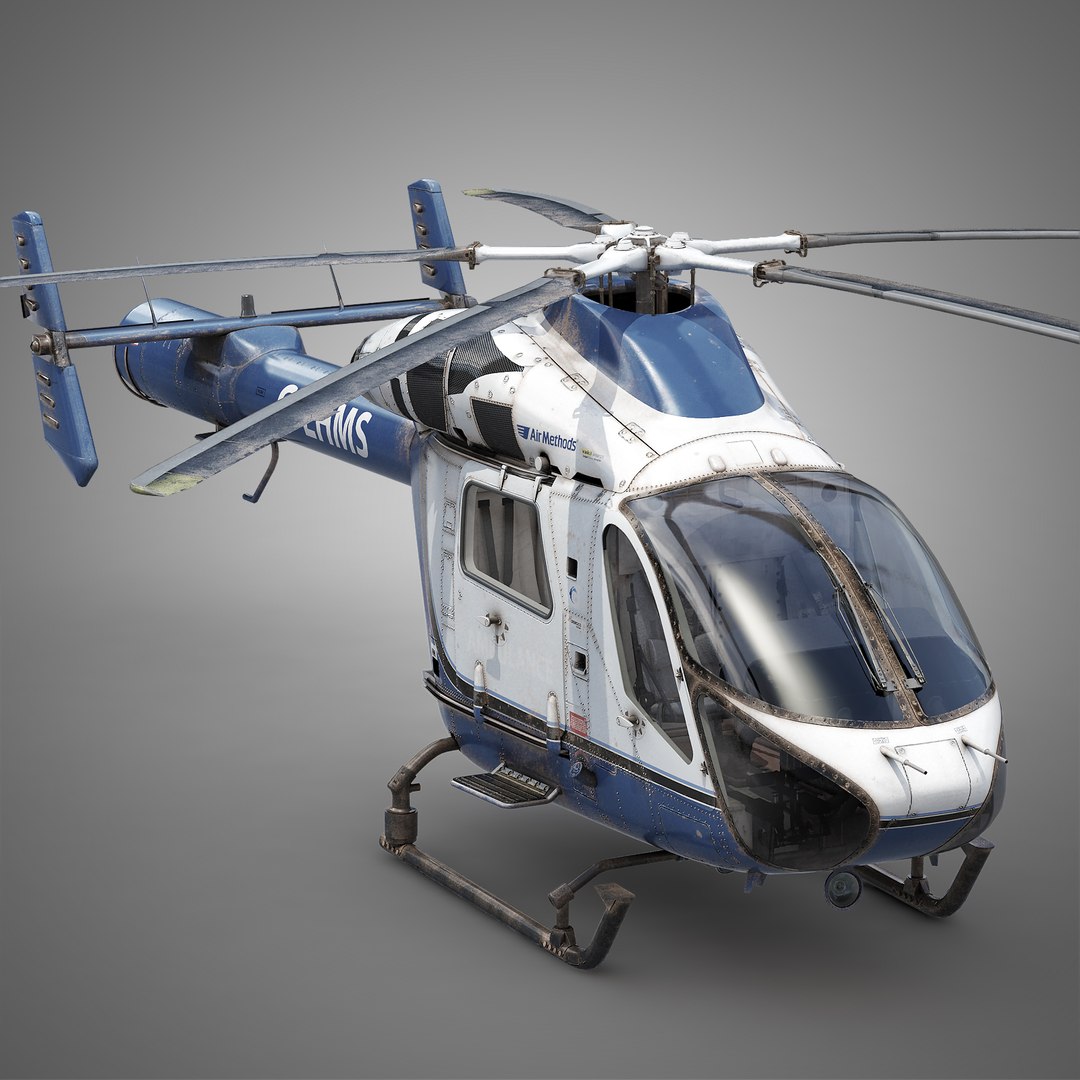 mcdonnell douglas md902 3d max