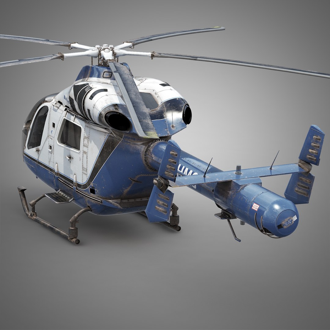 mcdonnell douglas md902 3d max