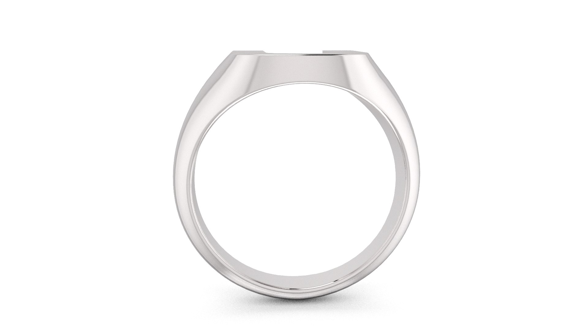 Alphabet Signet Ring U 3D Model - TurboSquid 2088446