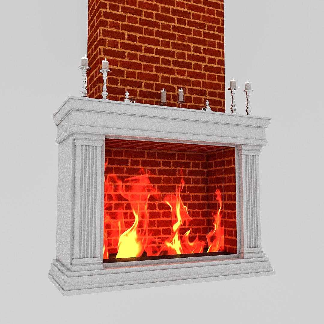 3D Model Fireplace 01 - TurboSquid 1457625