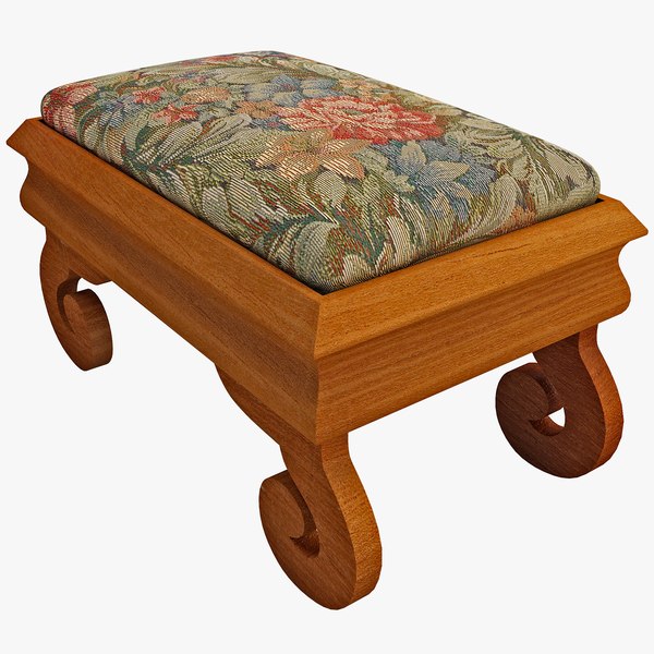 3d foot stool design model