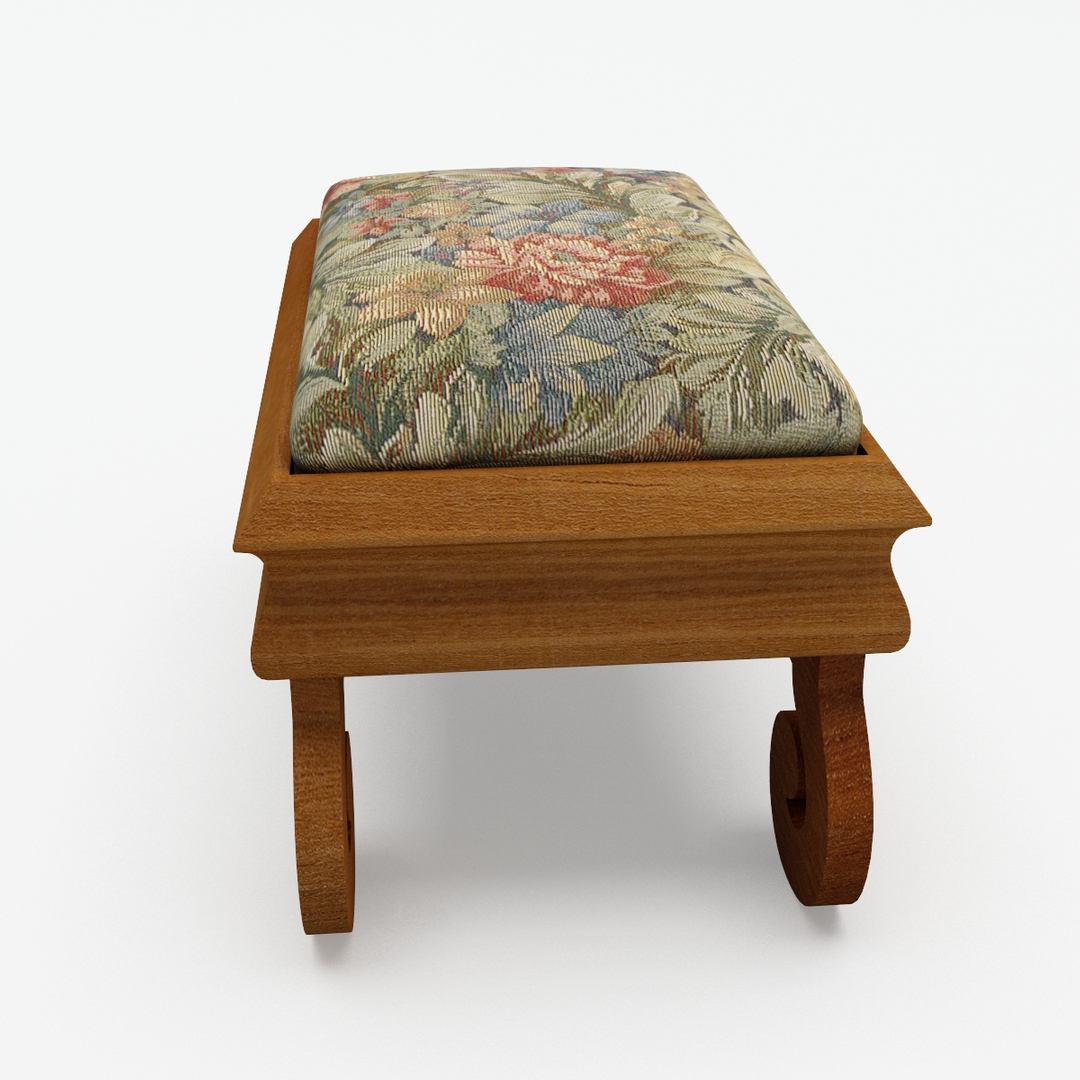 3d Foot Stool Design Model