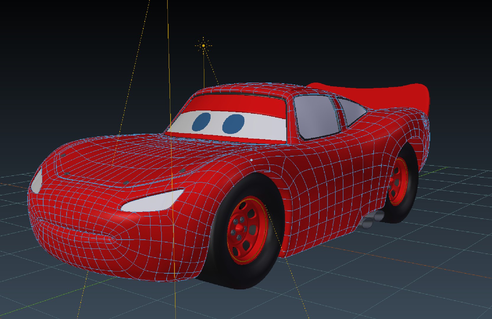 Lightning McQueen 3D Model - TurboSquid 1933282